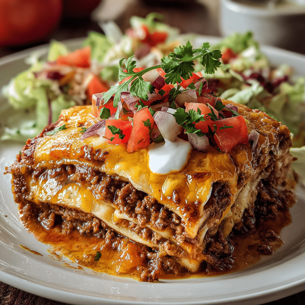 Easy Taco Lasagna